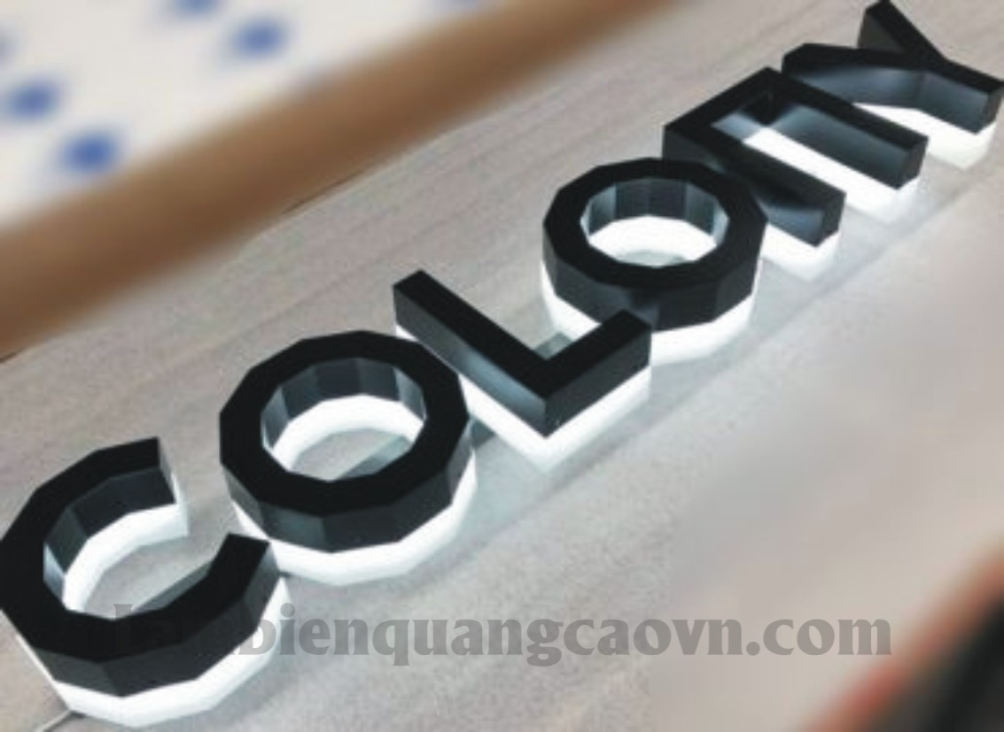 Làm biển hiệu chữ inox đen mới nhất 2025 - Làm biển quảng cáo